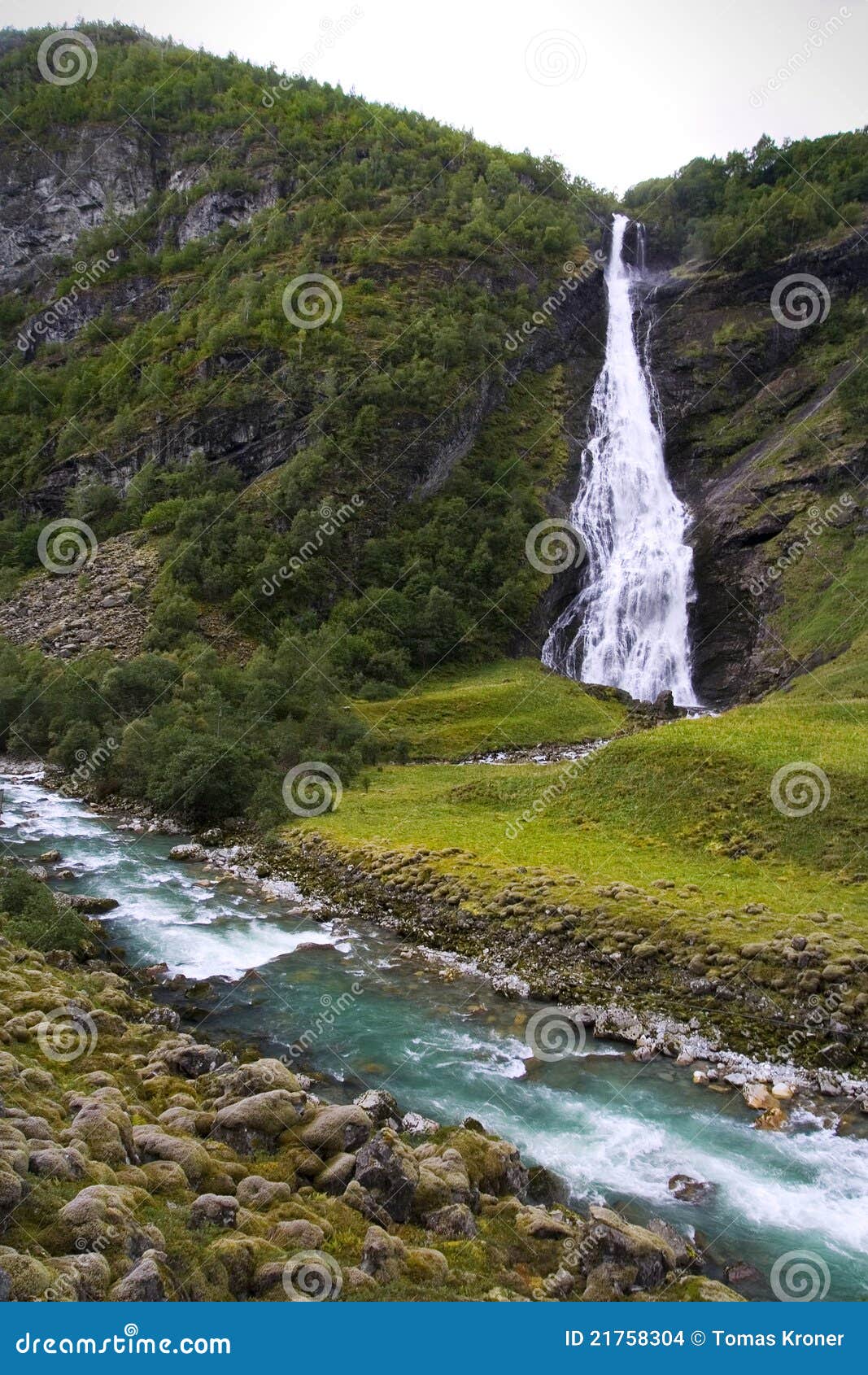 Beautiful north waterfall stock photo. Image of climb - 21758304