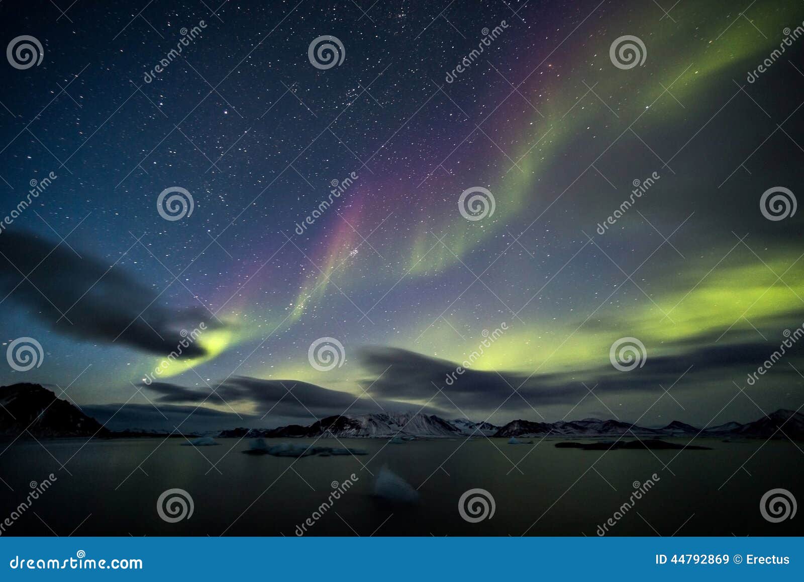 Beautiful Northern Landscape With Giant Wolf, Warg Fenrir, AI Generated ...