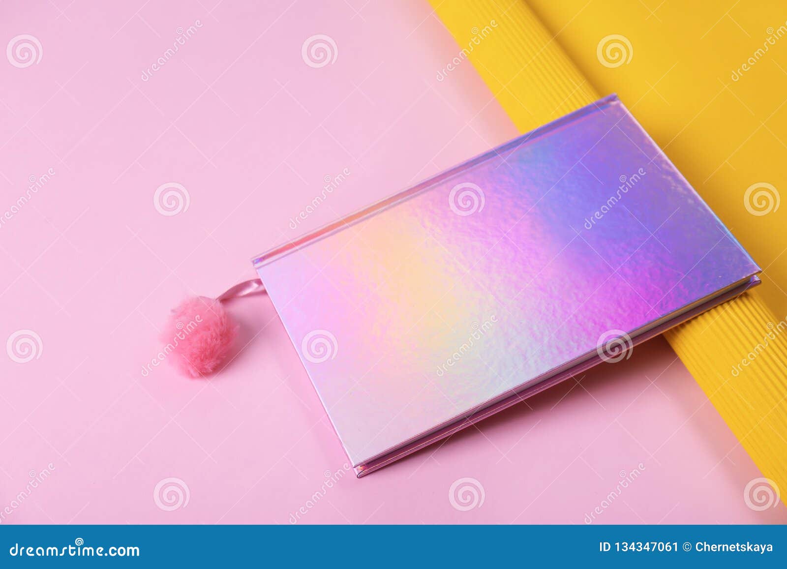 Beautiful Notebook and Rolled Paper Stock Image - Image of creative ...