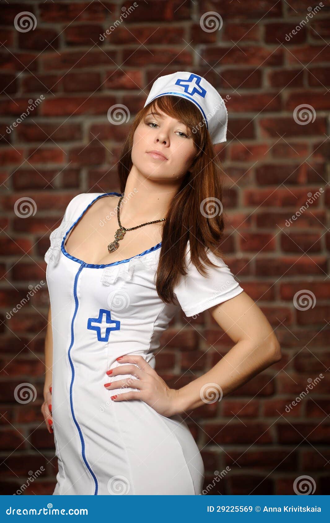Beautiful Nurse stock image. Image of fashion, care, costume - 29225569