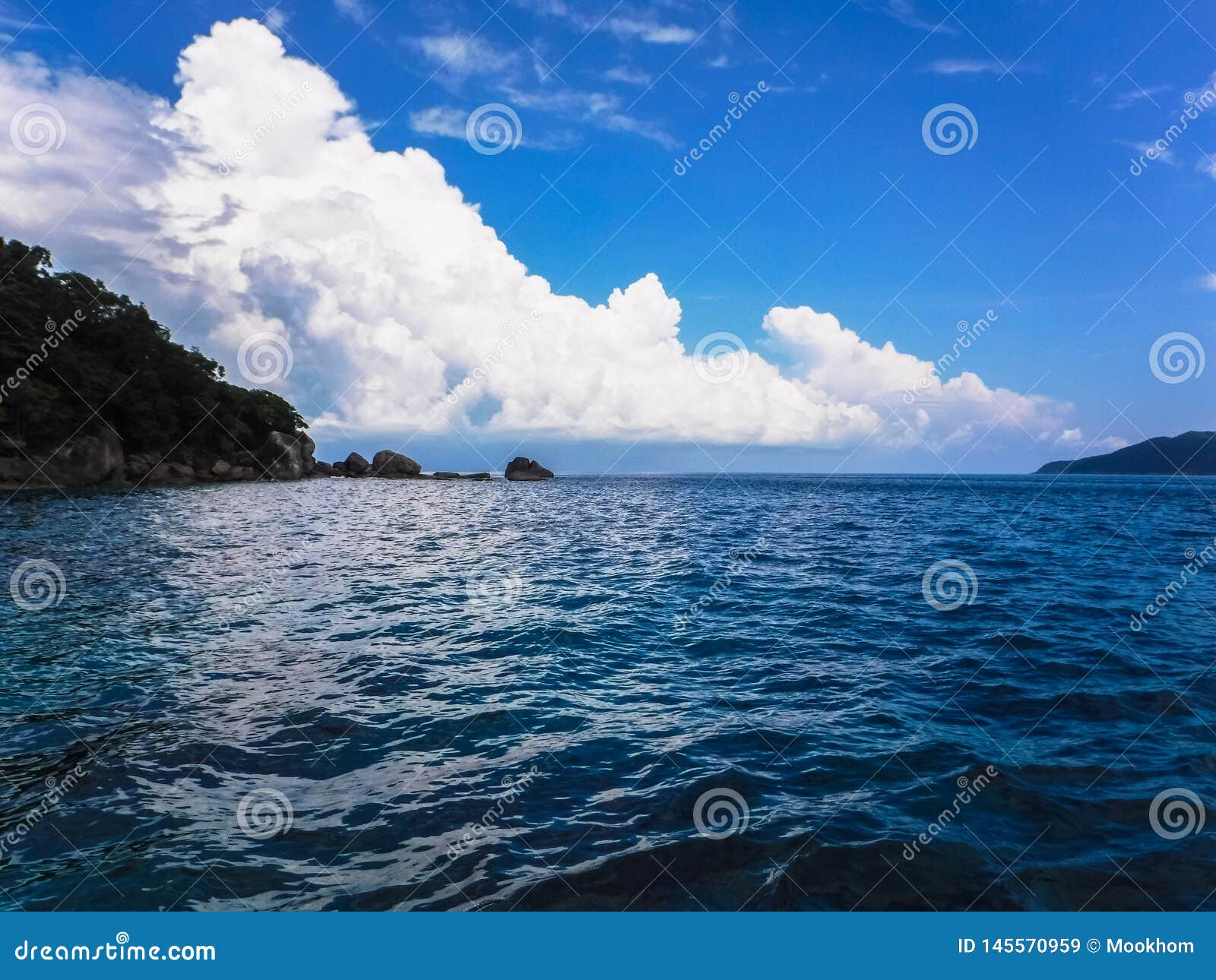 Beautiful ocean view stock image. Image of coast, scenic - 145570959
