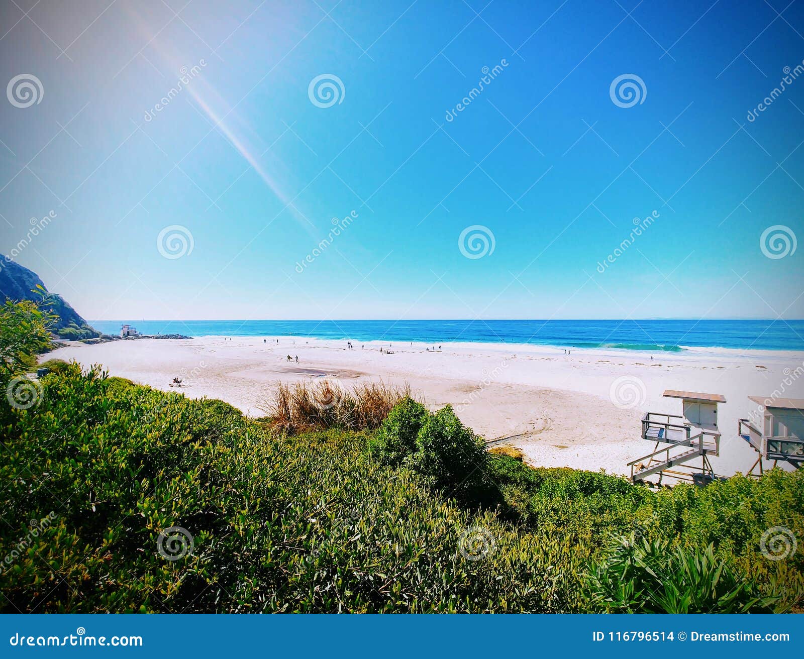 Beautiful Ocean View in Laguna Beach Stock Photo - Image of ocean ...