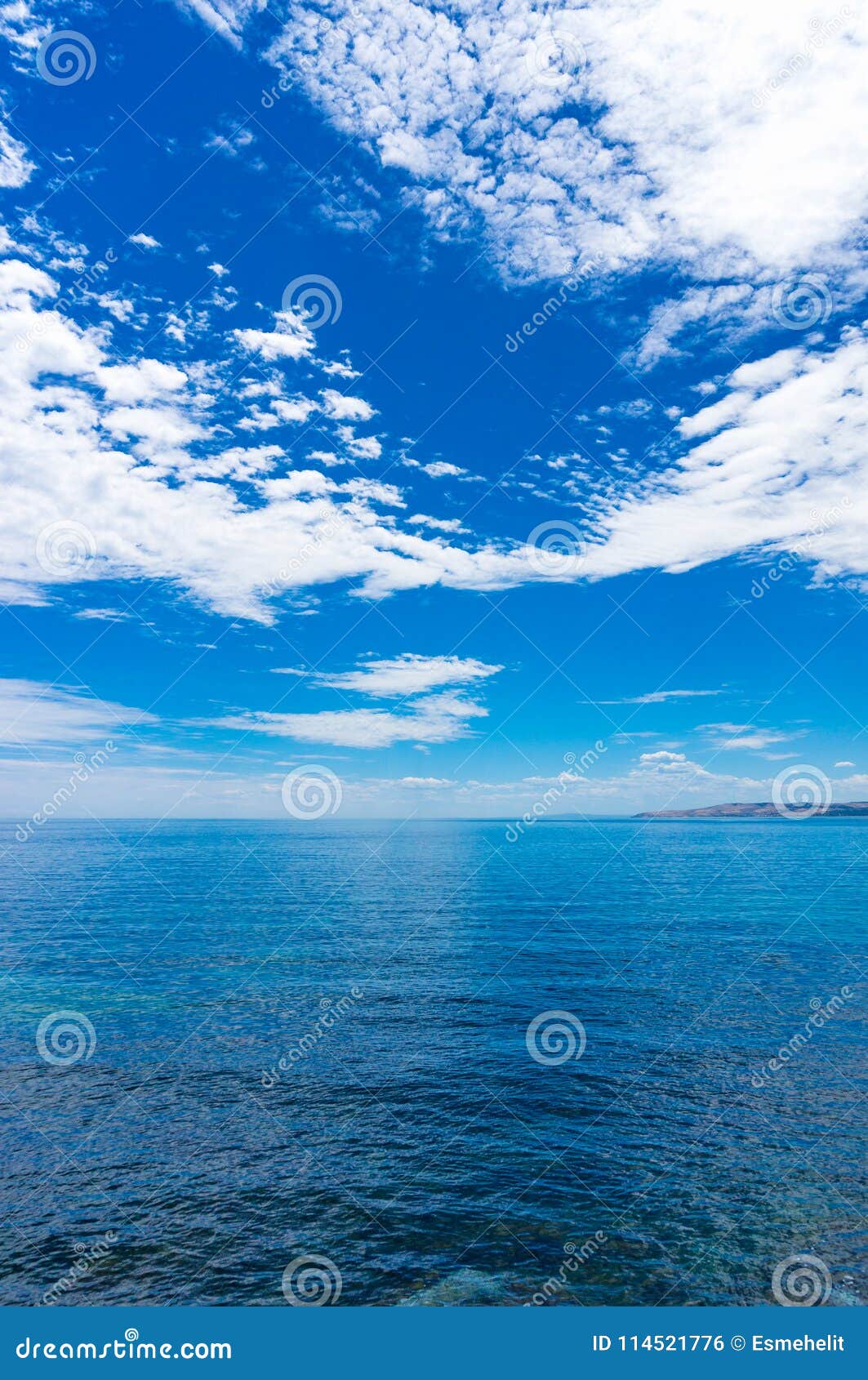 Beautiful Ocean View with Spectacular Sky Stock Photo - Image of ...