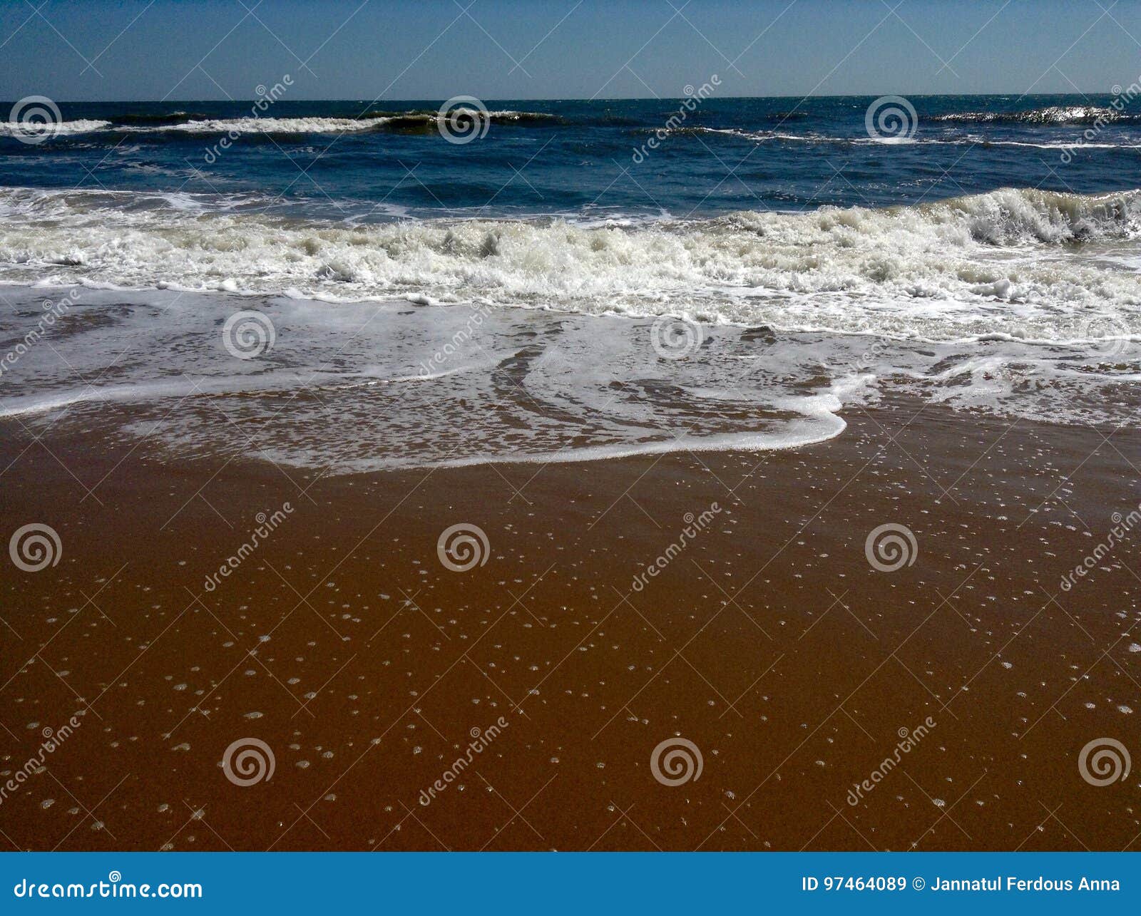 Beautiful Ocean view stock image. Image of beach, virginia - 97464089