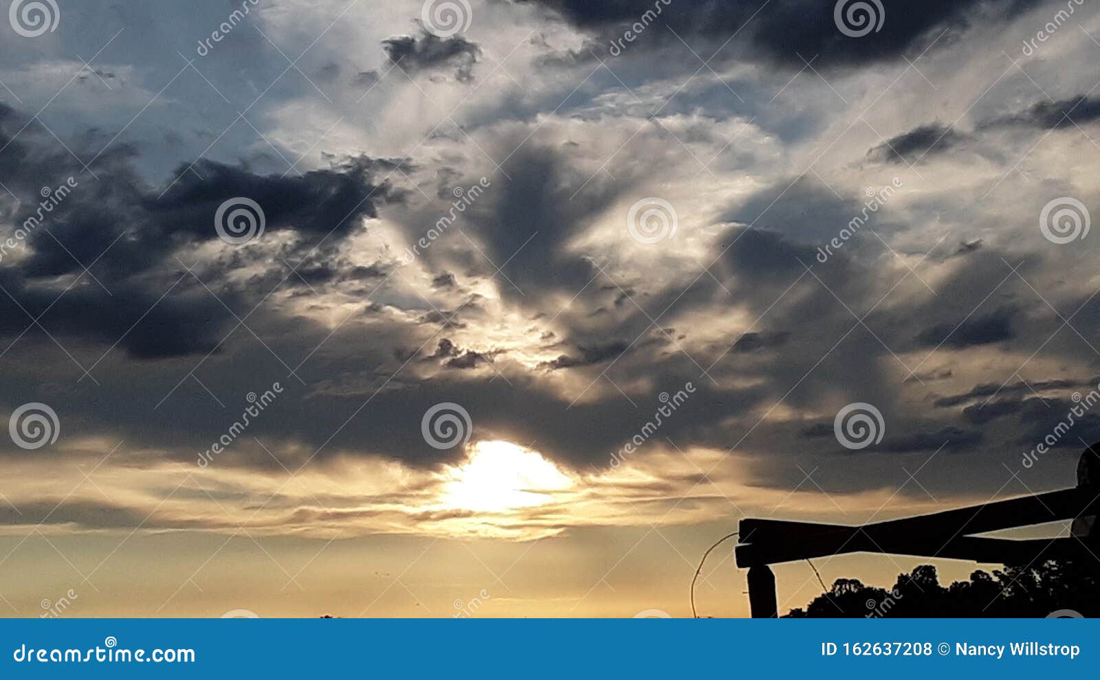 Beautiful October Farm Sunset Stock Photo - Image of nature, sunset ...