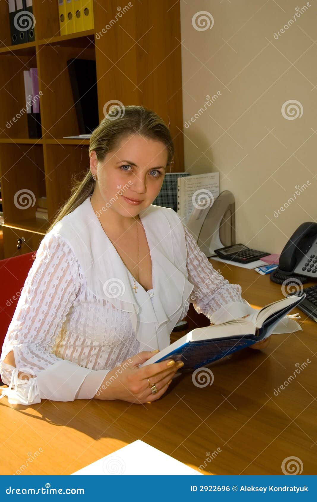 Beautiful office girl stock photo. Image of people, carefree - 2922696