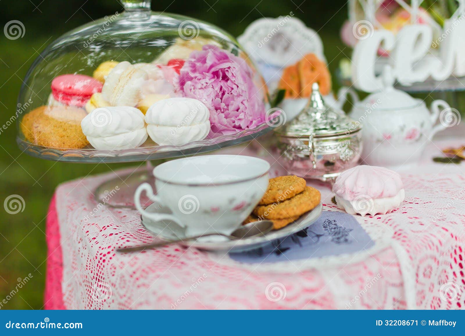 Beautiful Old Antique Tea Service Stock Image - Image of ingredient ...