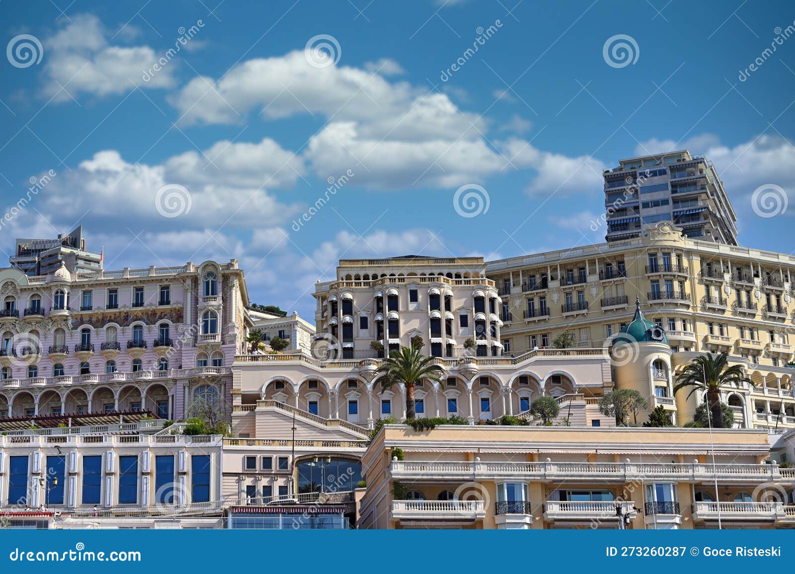 Beautiful Old Buildings in Monaco Editorial Photography - Image of ...