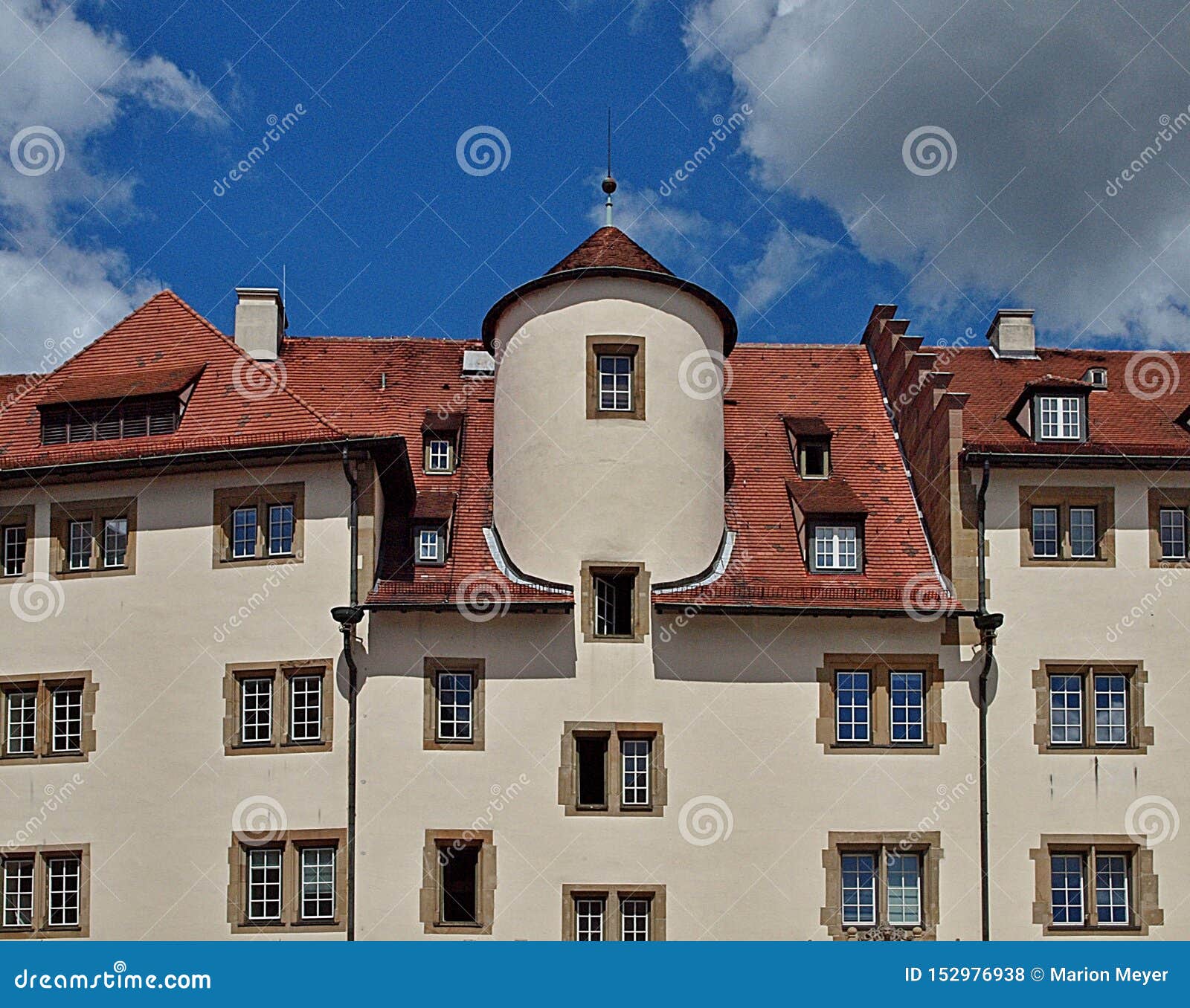 Beautiful Old Castle in Stuttgart Stock Photo - Image of palace, blue ...