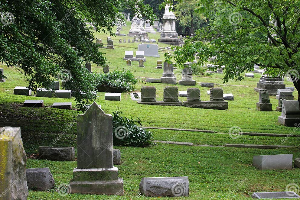 Beautiful Old Cemetary 2 stock photo. Image of headstone - 183438