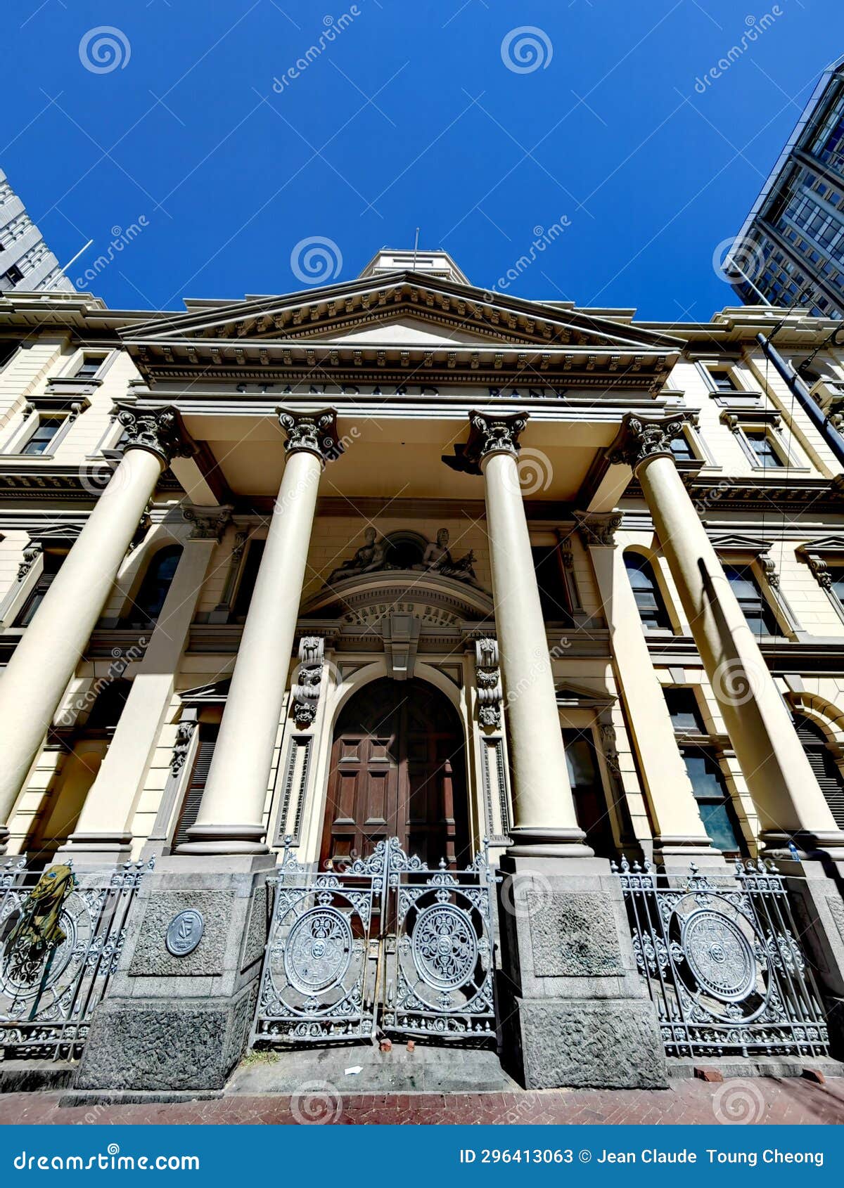 Beautiful Old Colonial Building in Cape Town. Stock Image - Image of ...