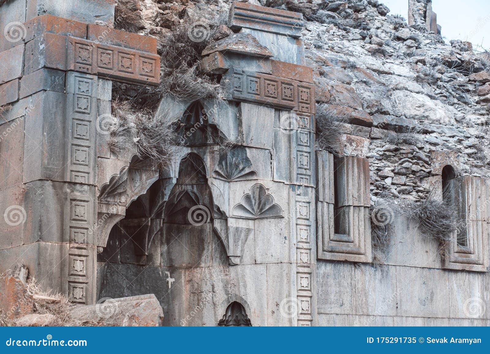 Beautiful Old Dilapidated Building Stock Image - Image of landmark ...