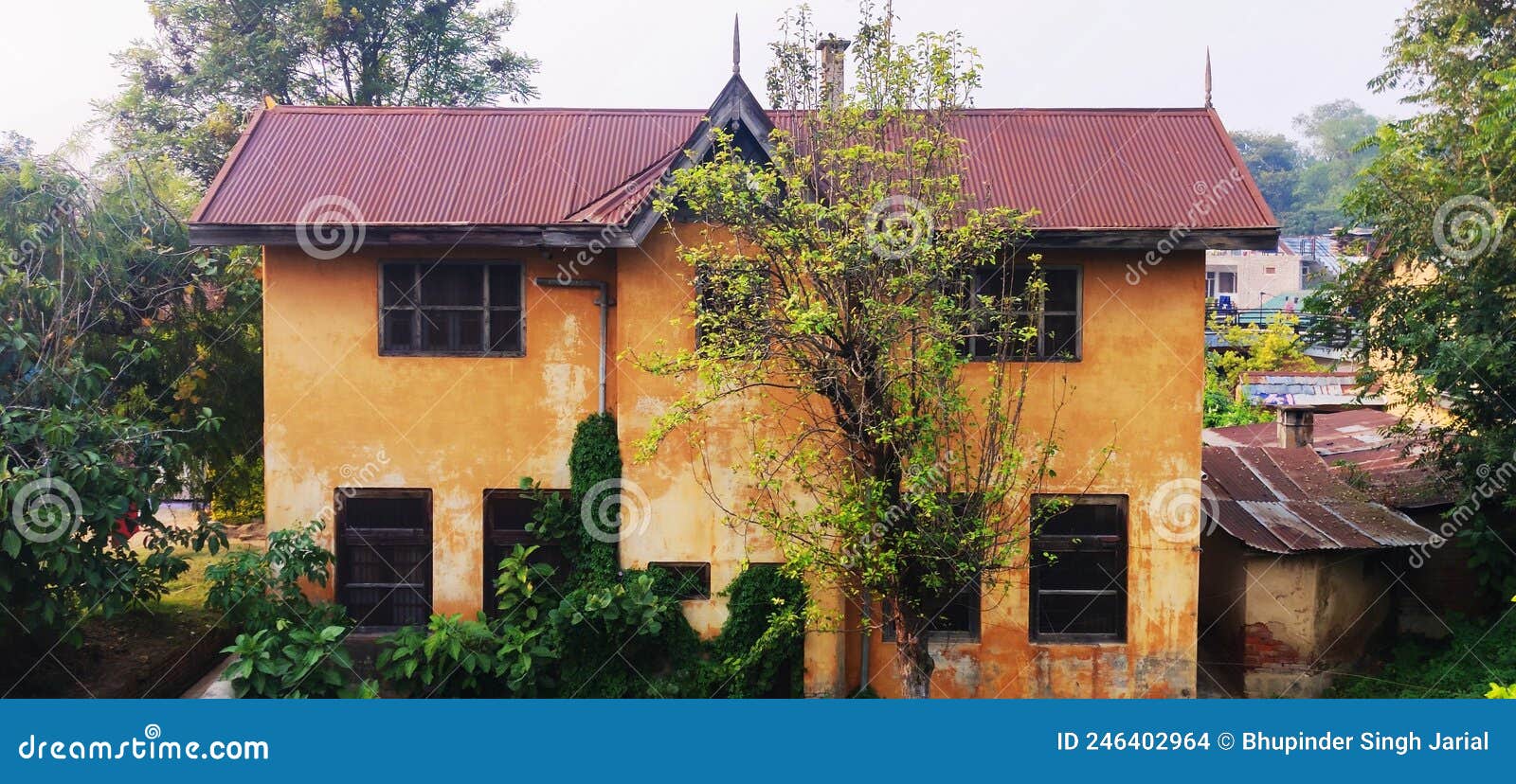 Beautiful Old House in Dehra Himachal Pradesh Stock Photo - Image of ...
