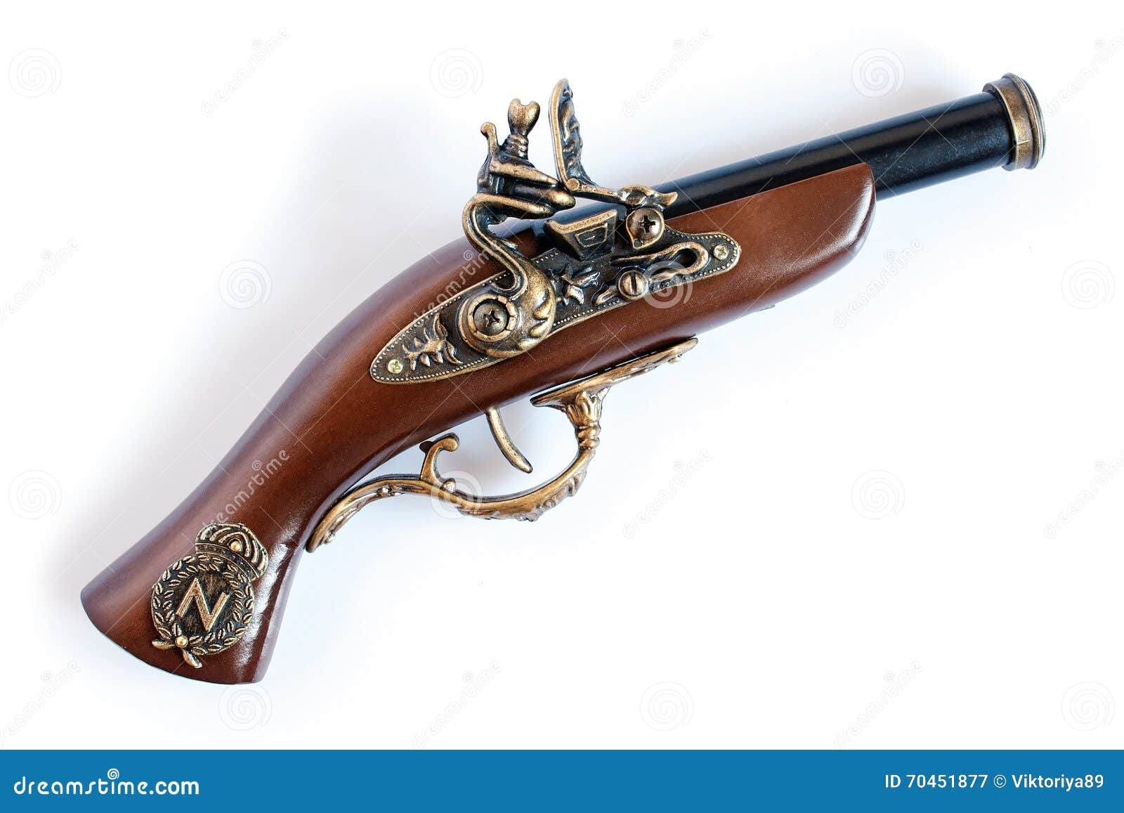 Beautiful Old Musket or Pistol Stock Image - Image of cowboy, weapon ...
