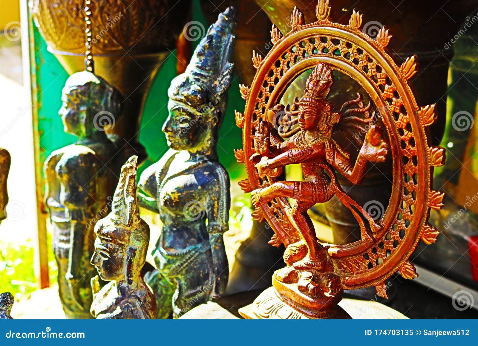 Beautiful Old Nataraja Statue Image Stock Image - Image of women ...