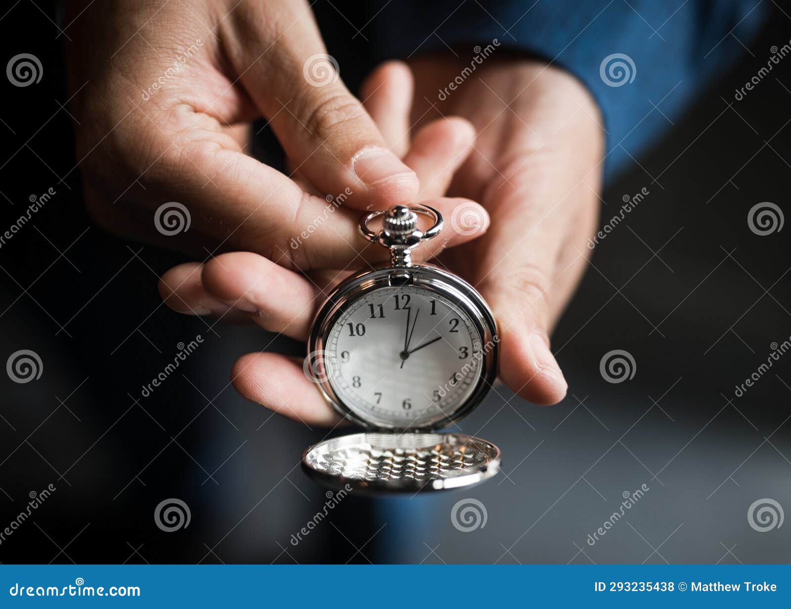 Beautiful Old Pocket Watch Open Stock Photo - Image of instrument ...