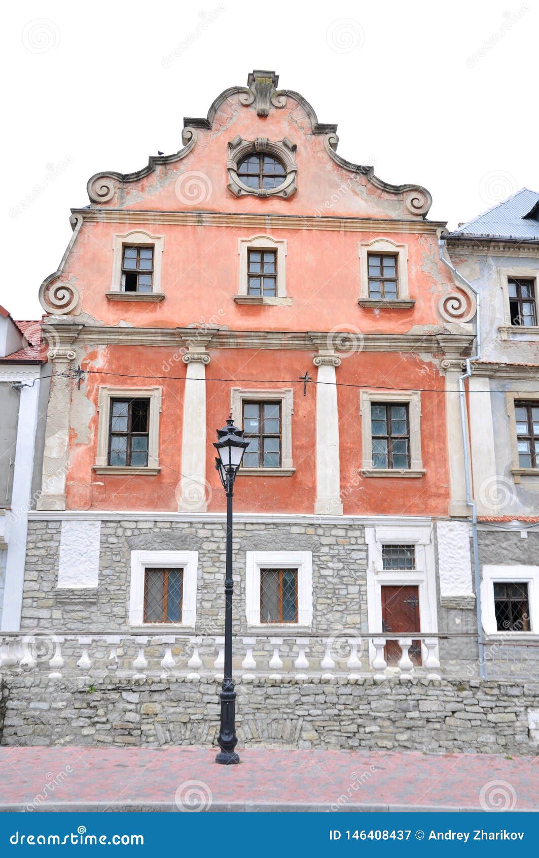 Beautiful old building stock image. Image of town, poland - 146408437