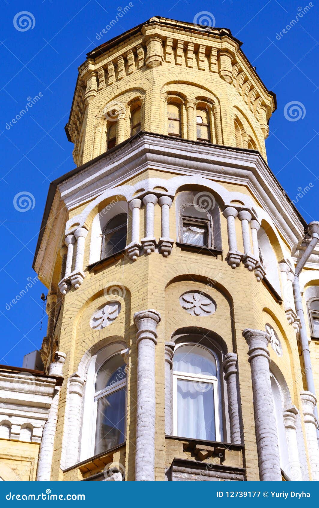 Beautiful old tower house stock image. Image of tall - 12739177