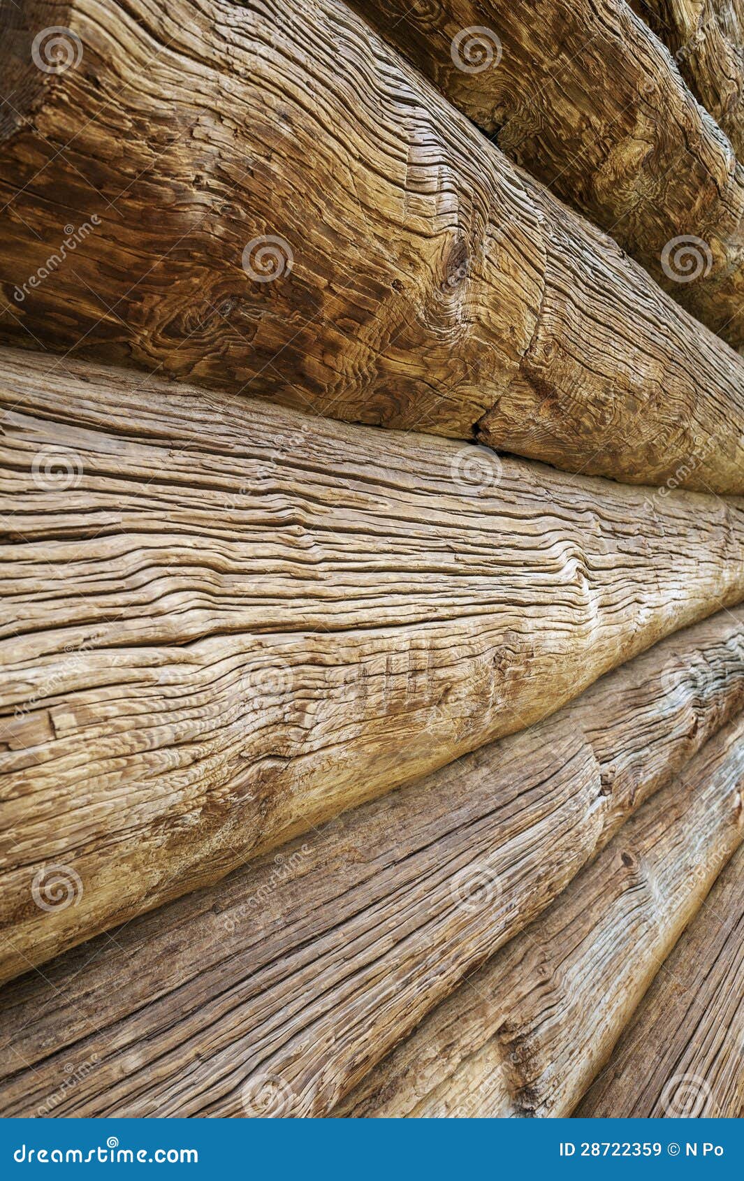 Beautiful Old Wooden Log House Wall Texture Stock Image - Image of ...