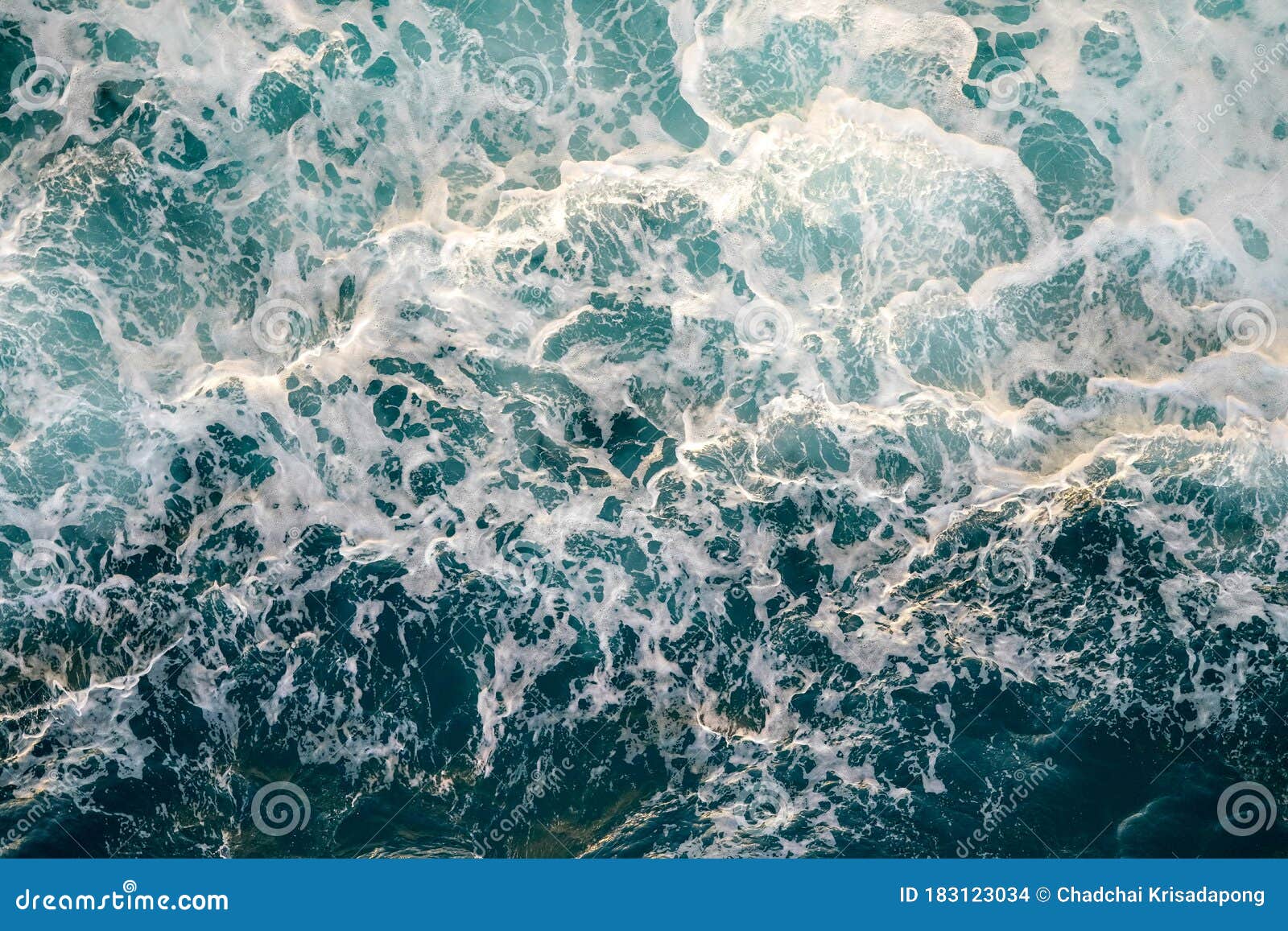 Beautiful Ombre Dark Blue Ocean Wave. Top View Stock Photo - Image of ...