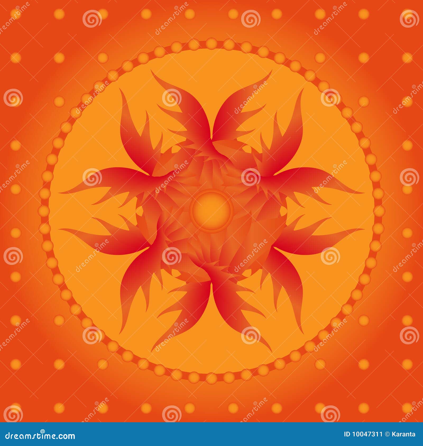 Beautiful Orange Background Stock Vector - Illustration of banner ...