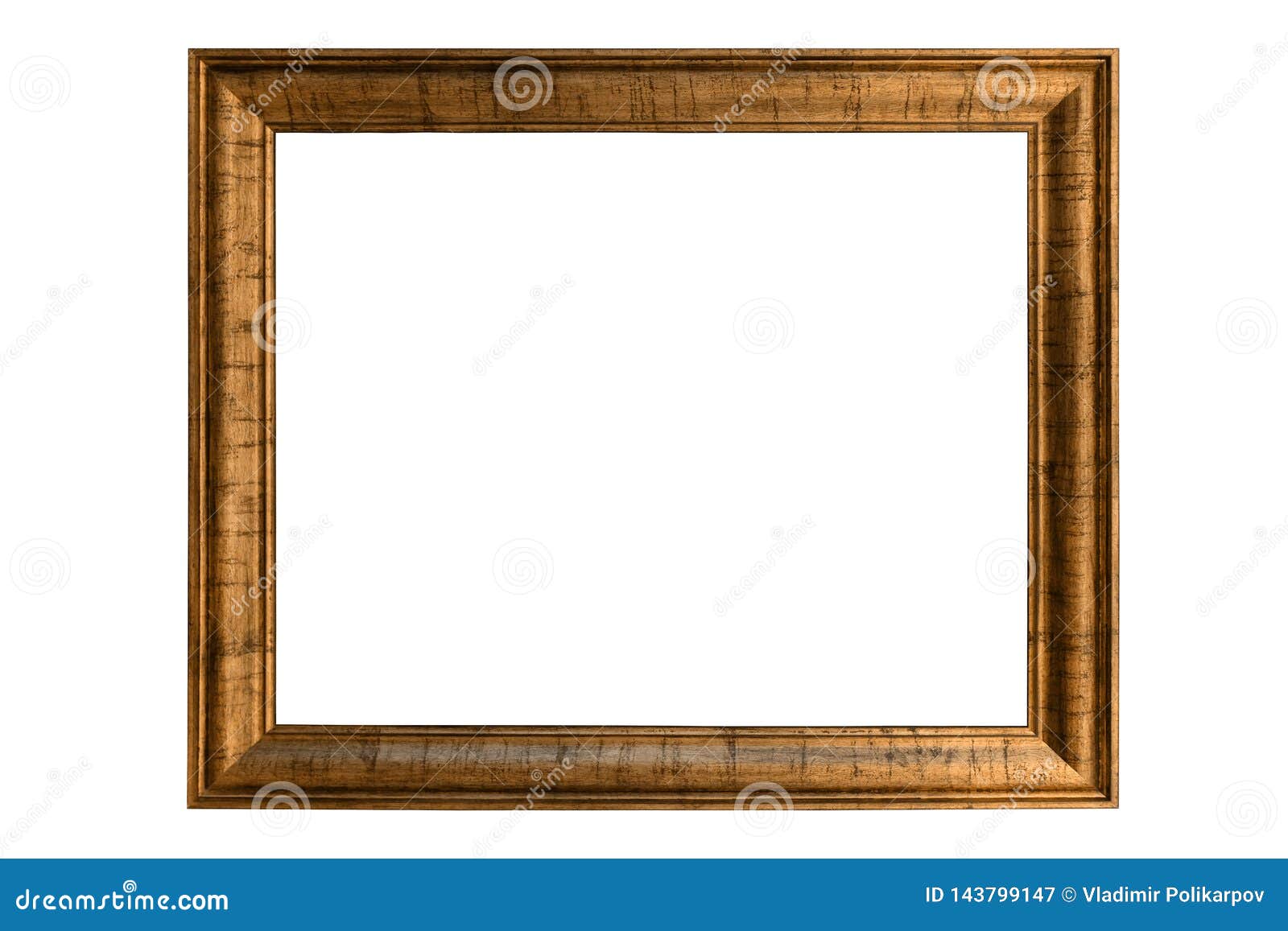 Beautiful Orange Frame Isolated on White Background Stock Image - Image ...