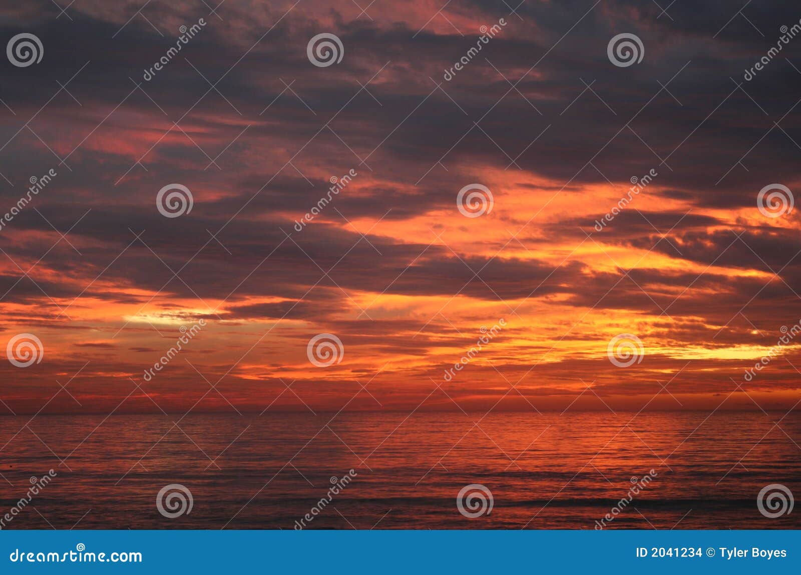 Beautiful Orange Sunset stock photo. Image of glow, colorful - 2041234
