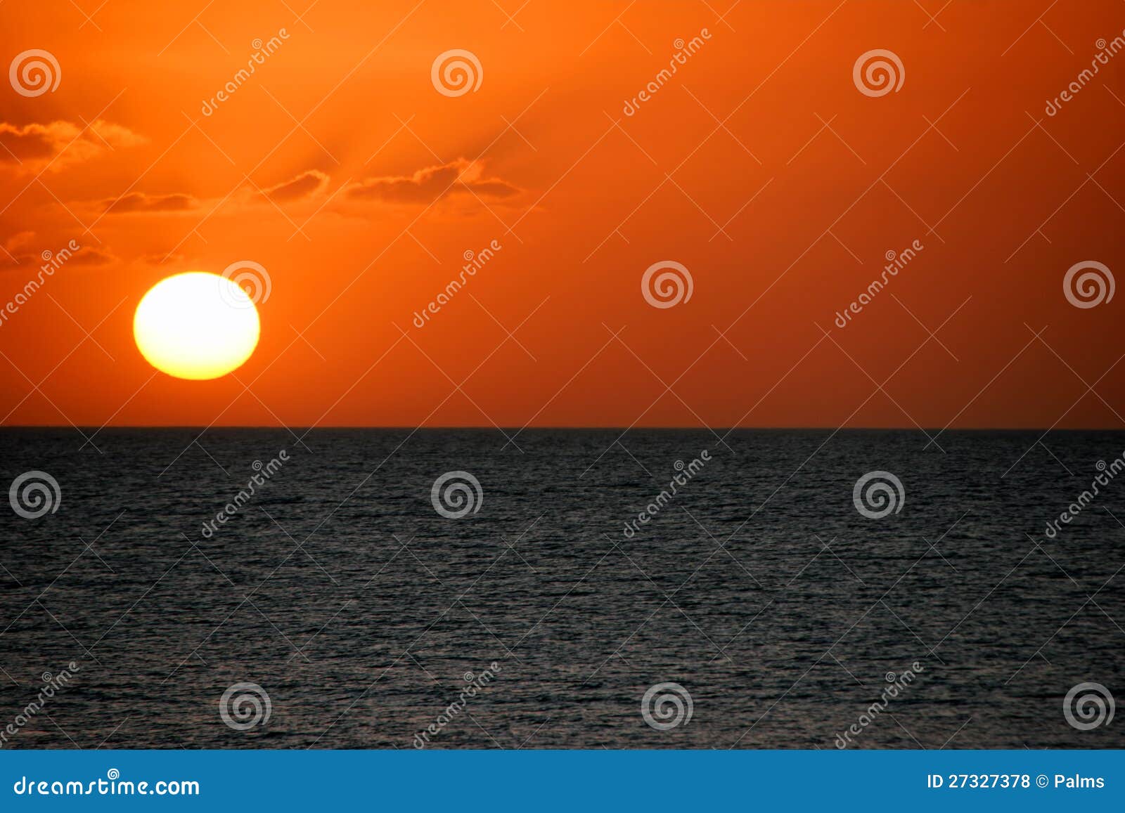 Beautiful orange sunset stock photo. Image of nature - 27327378