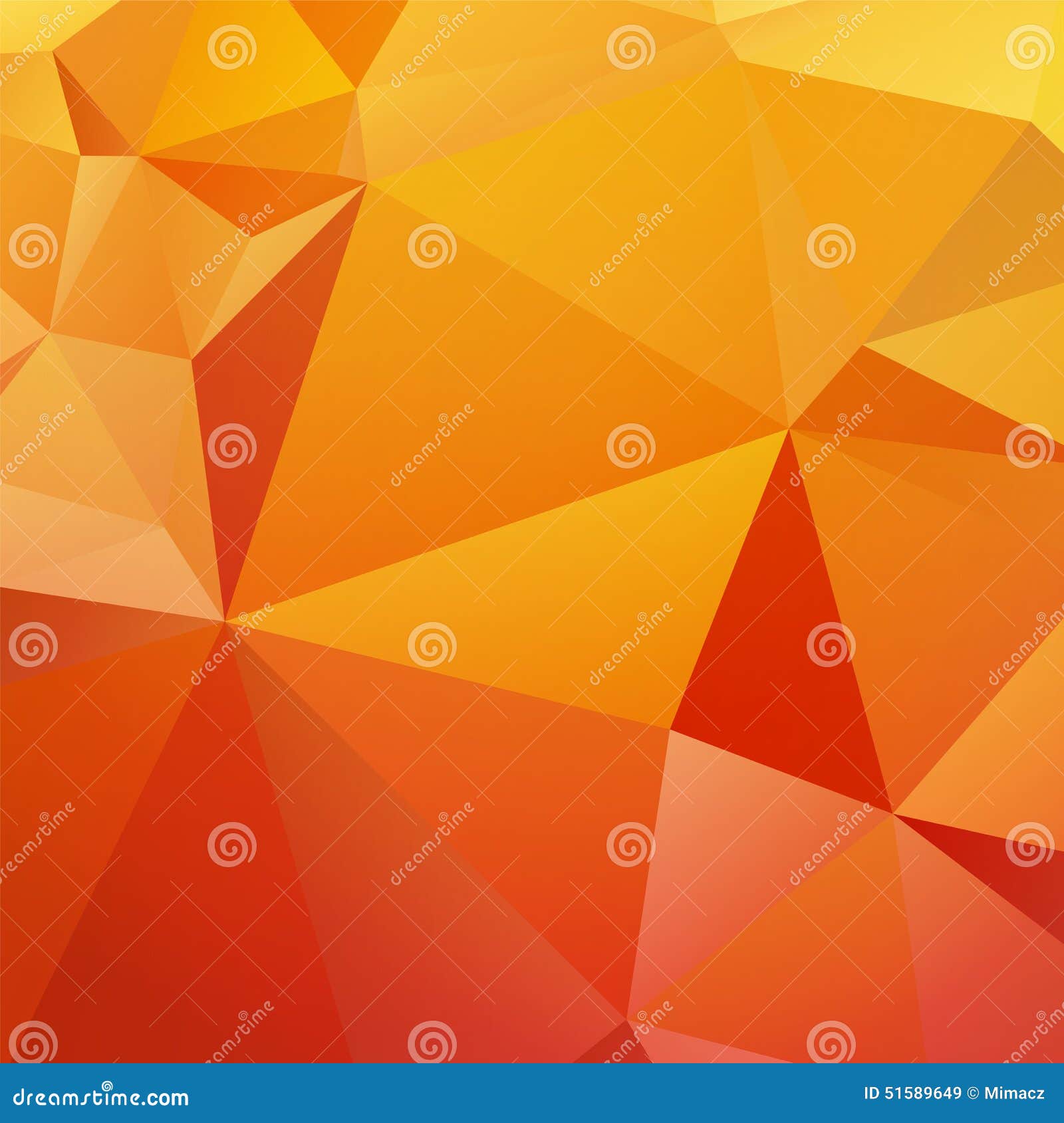 Beautiful Orange Yellow Triangular Background Stock Vector ...