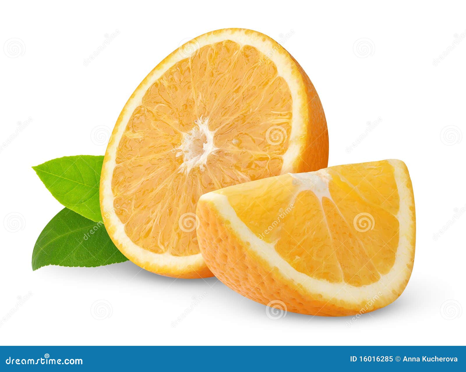 Isolated cut orange stock image. Image of element, piece - 16016285