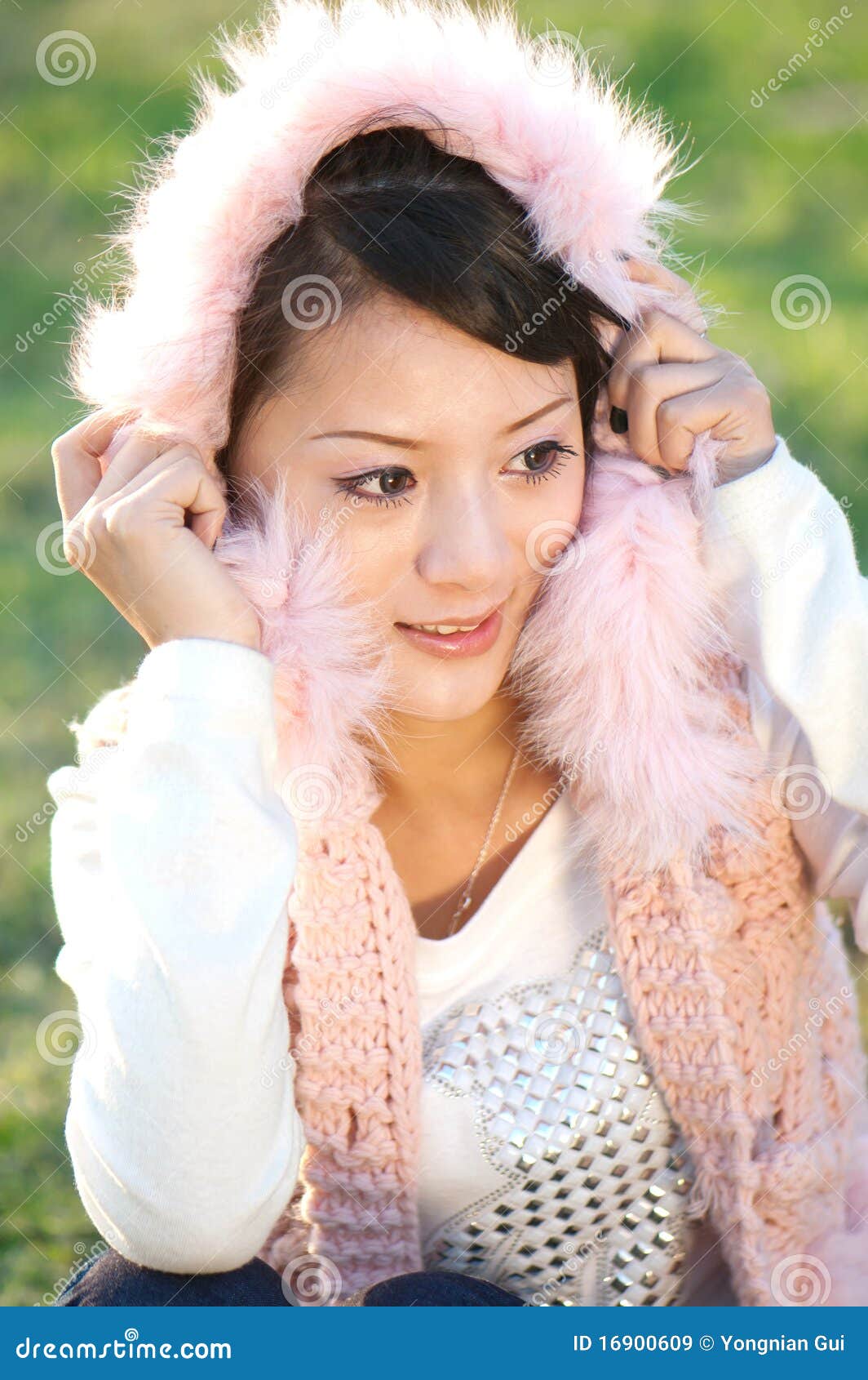 Beautiful oriental girl stock image. Image of skin, hairstyle - 16900609