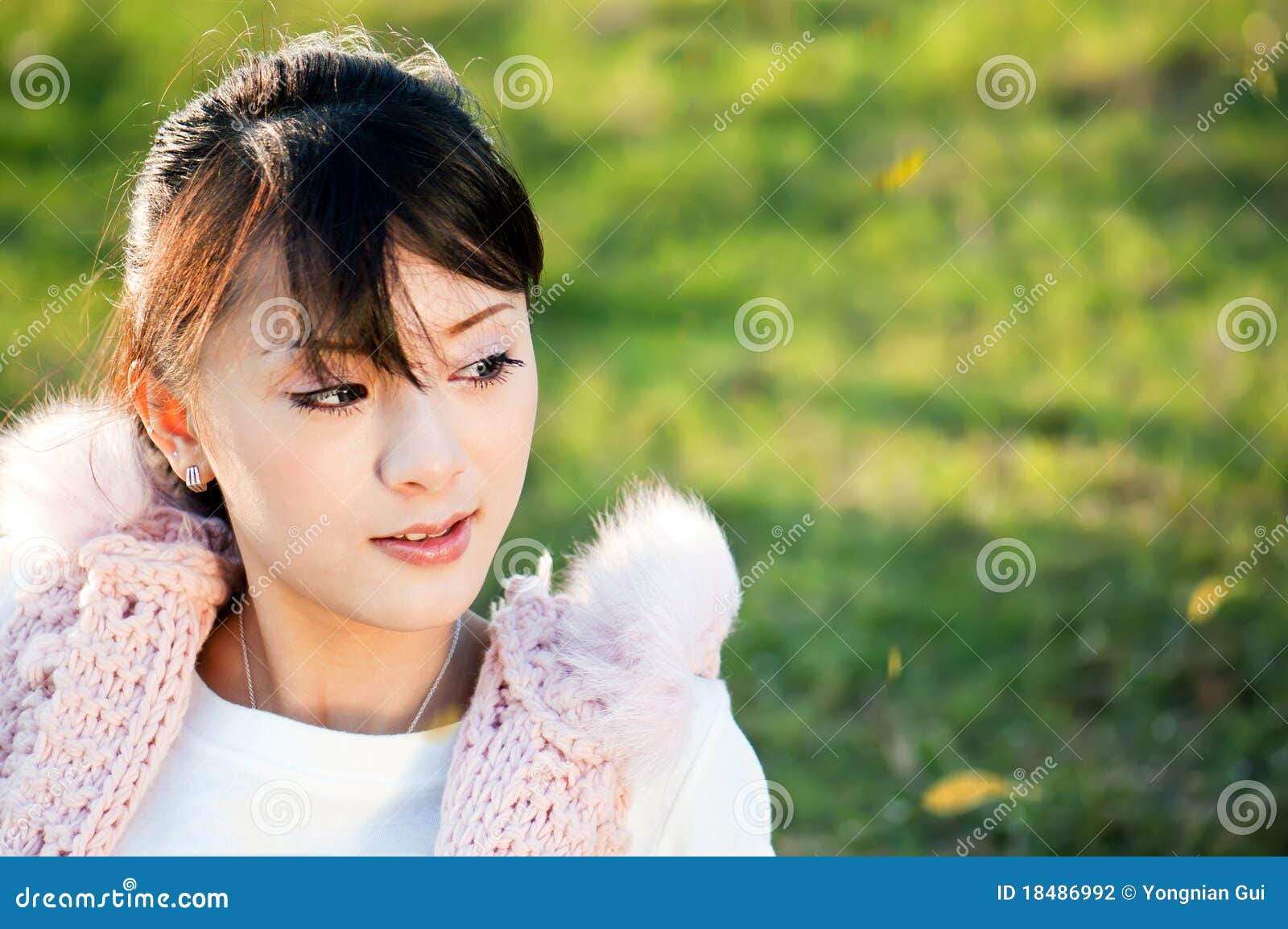 Beautiful oriental girl stock photo. Image of girl, beautiful - 18486992