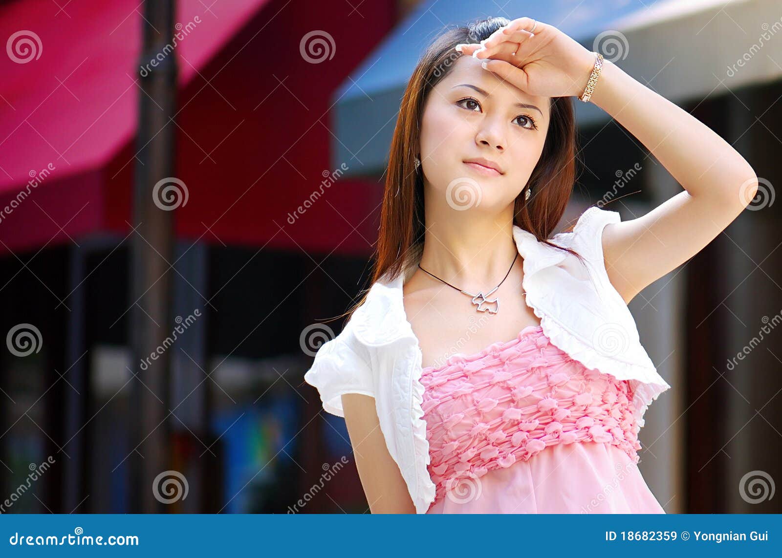 Beautiful oriental girl stock image. Image of youth, oriental - 18682359