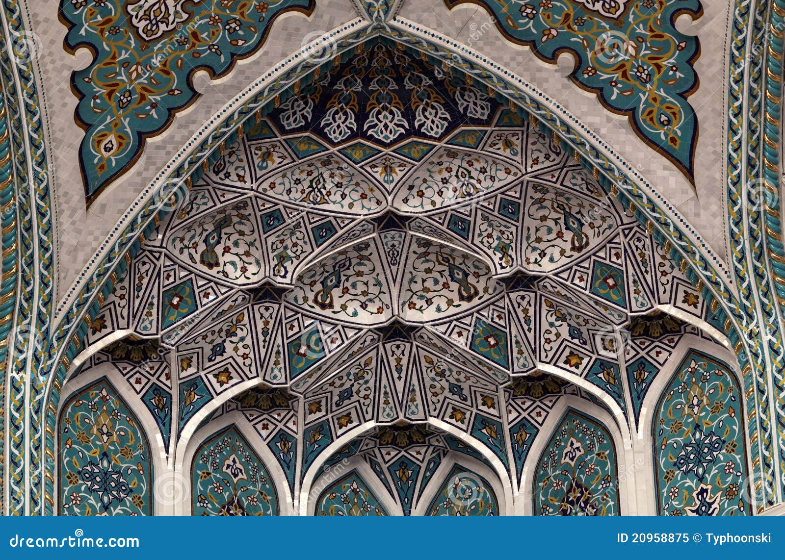 Beautiful oriental mosaic stock image. Image of arabia - 20958875