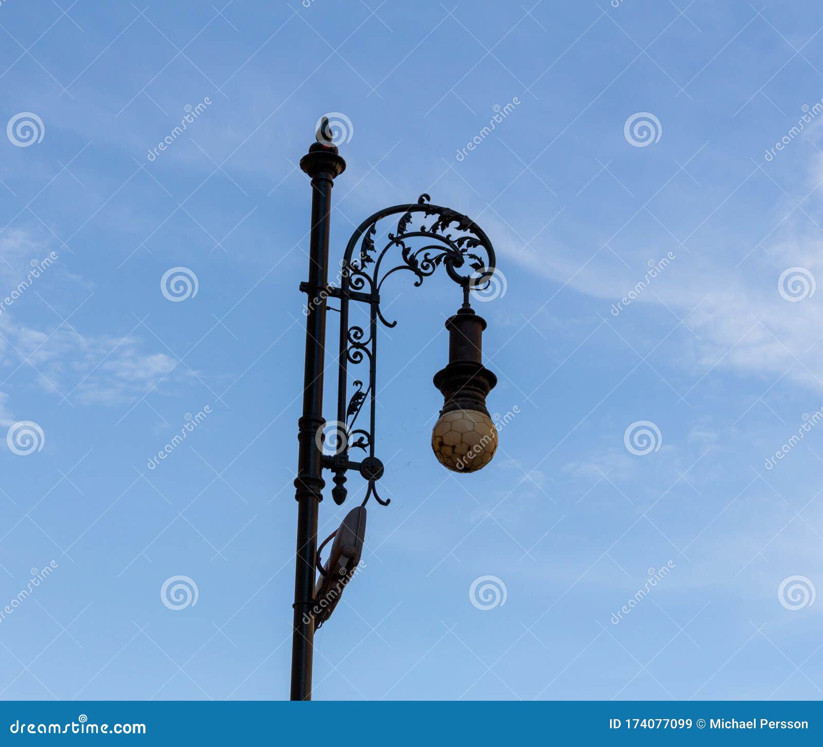 A Beautiful Ornate Lamp Post in Prague Stock Image - Image of europe ...