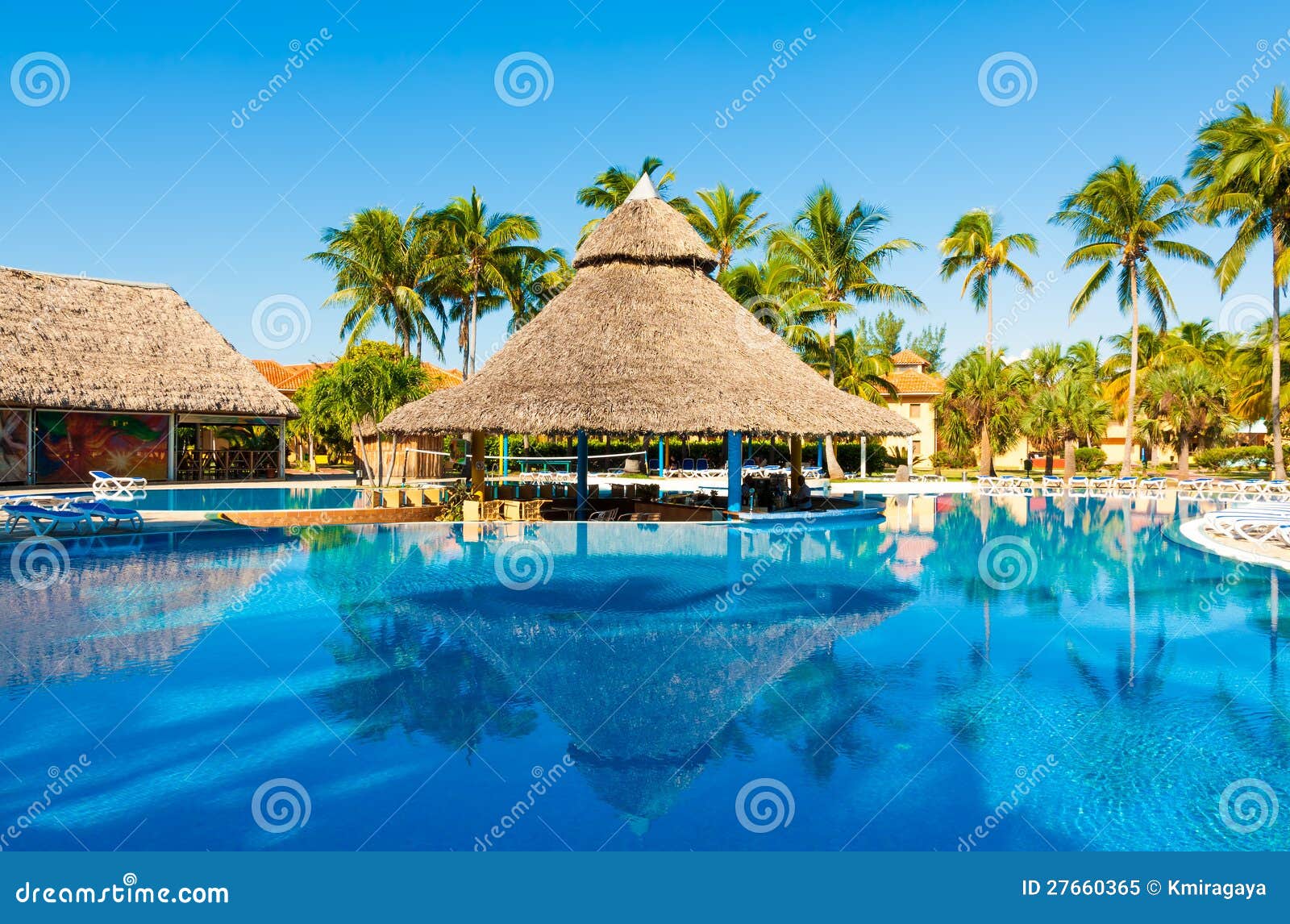 Beautiful Outdoors Pool at a Hotel in Cuba Editorial Image - Image of ...