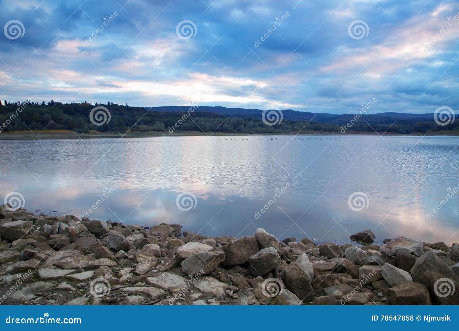 Beautiful overcast morning stock photo. Image of color - 78547858