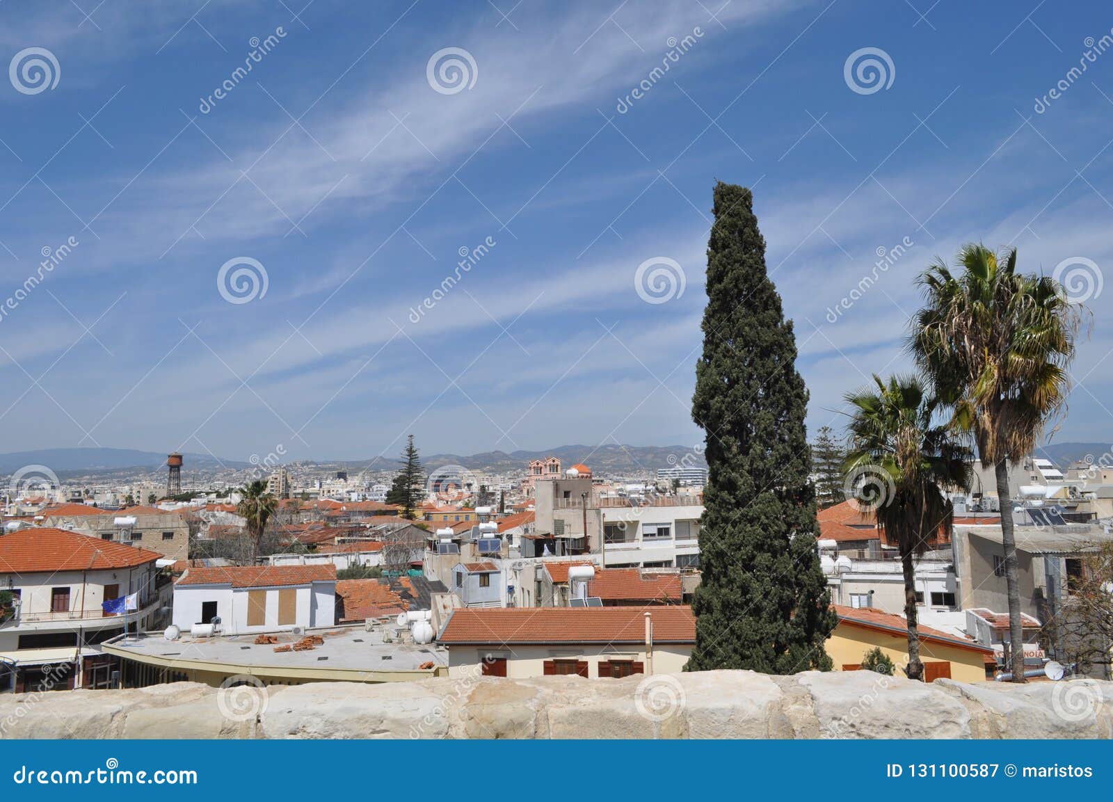 The Beautiful Overview City Centre Limassol in Cyprus Stock Image ...