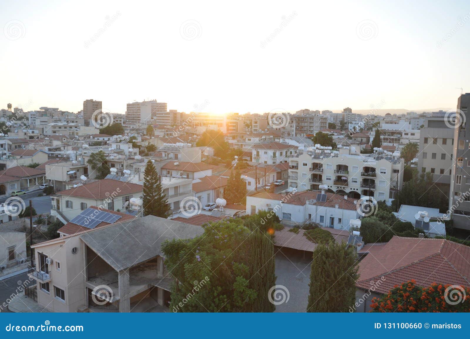 The Beautiful Overview City Centre Limassol in Cyprus Editorial Image ...