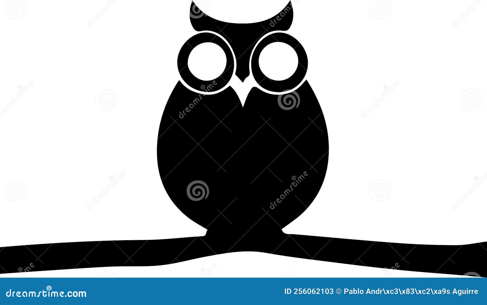 Beautiful Owl on White Background Stock Vector - Illustration of ...