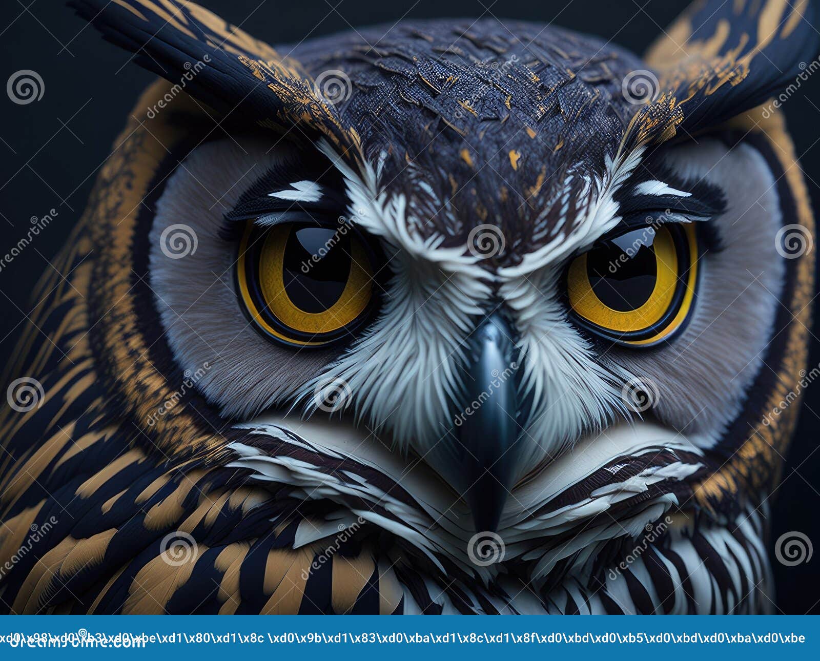 Beautiful Owls Face Captured in High Resolute. Ai Generative Stock ...