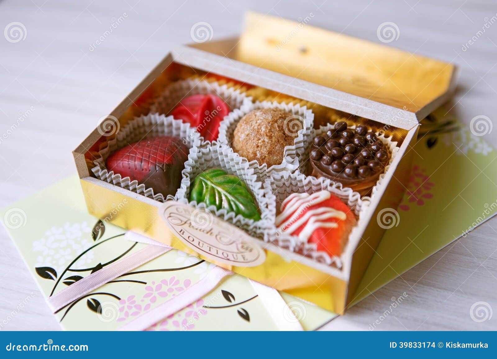 Beautiful packing sweets stock photo. Image of happiness - 39833174