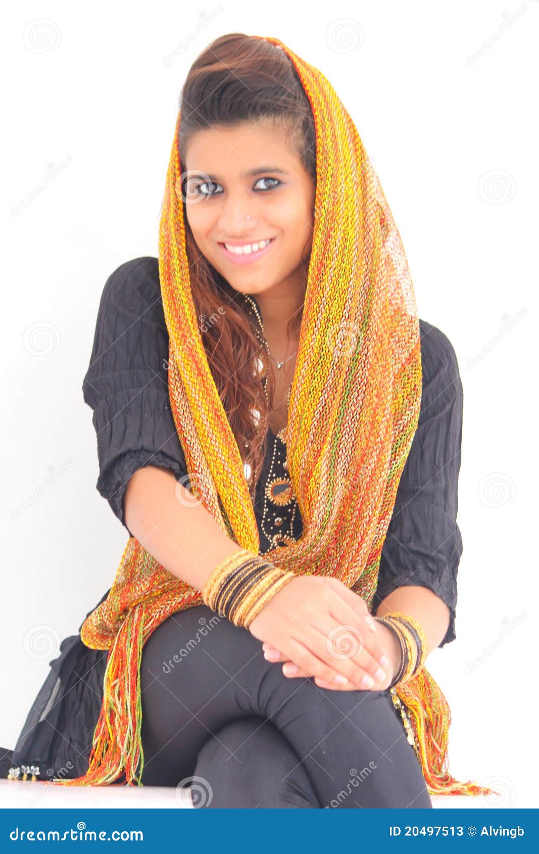 Beautiful Pakistani model stock image. Image of bangles - 20497513