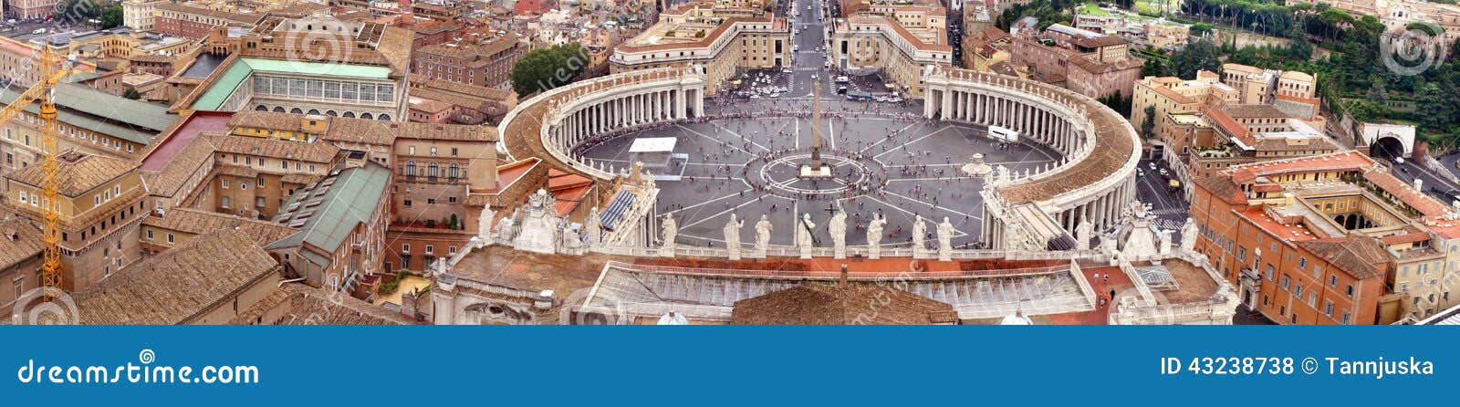 Beautiful Panorama of Vatican, Italy Editorial Stock Photo - Image of ...