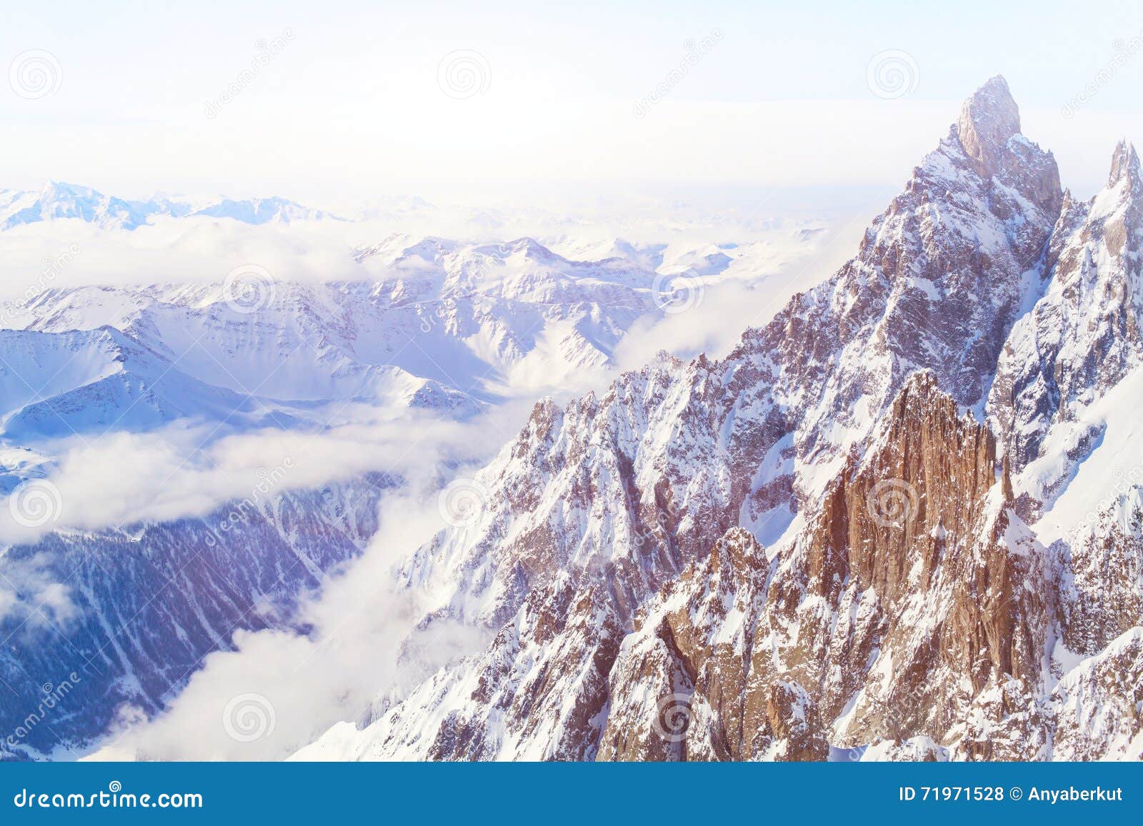 Beautiful Panoramic View of Alps, Landscape Stock Photo - Image of ...