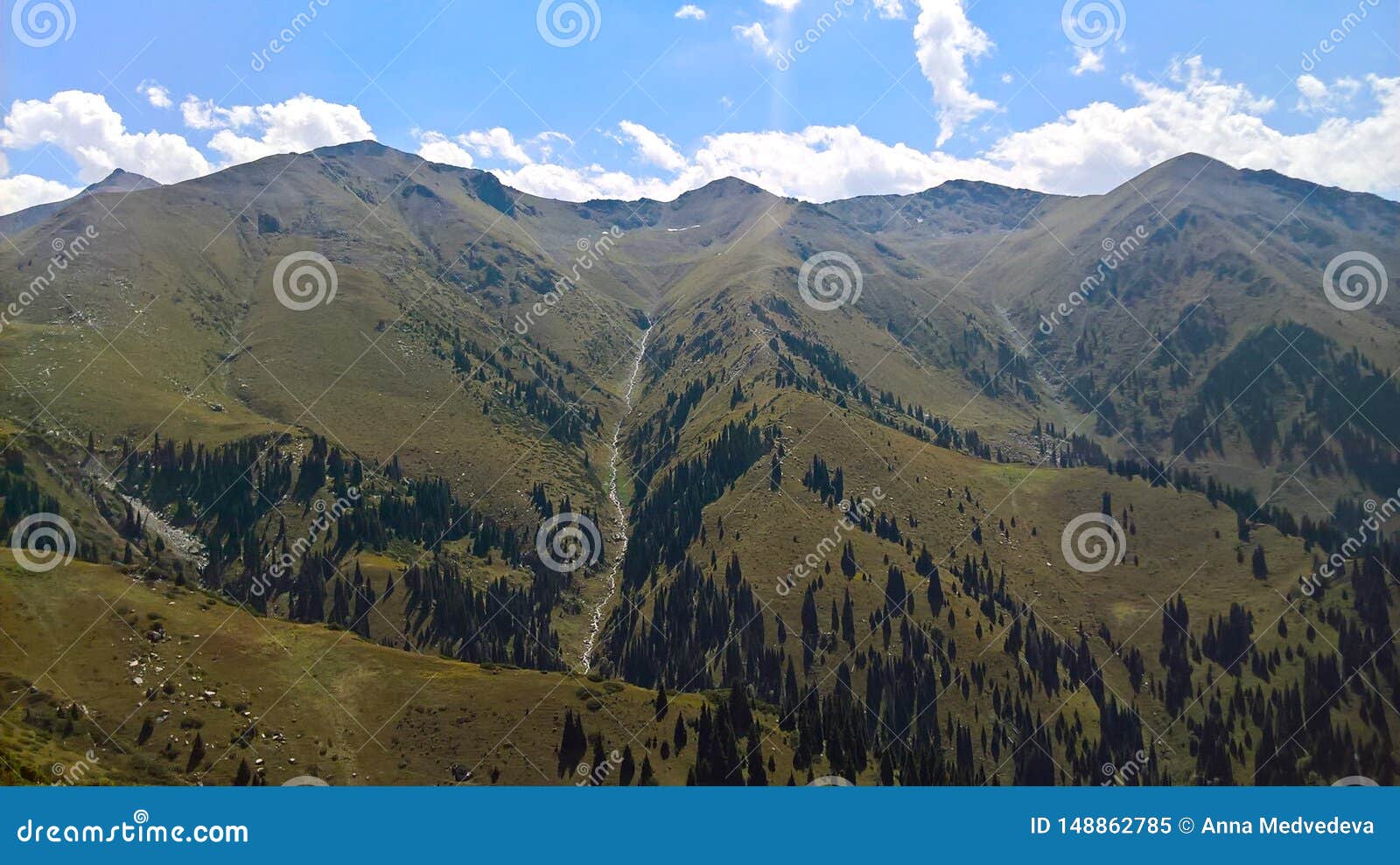 Beautiful Panoramic View of the Mountains Stock Image - Image of ...