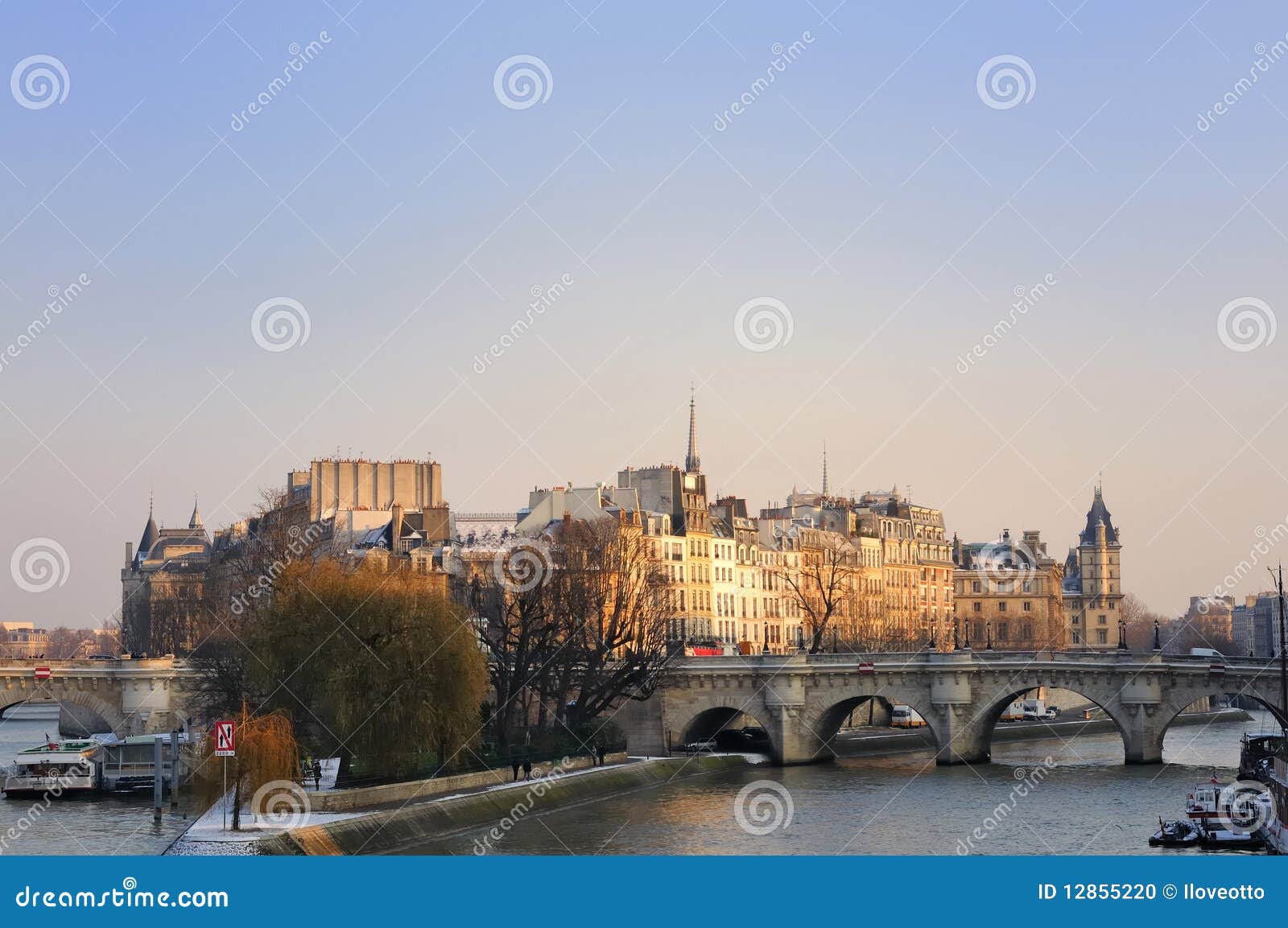 Beautiful Parisian stock photo. Image of landscapes, building - 12855220