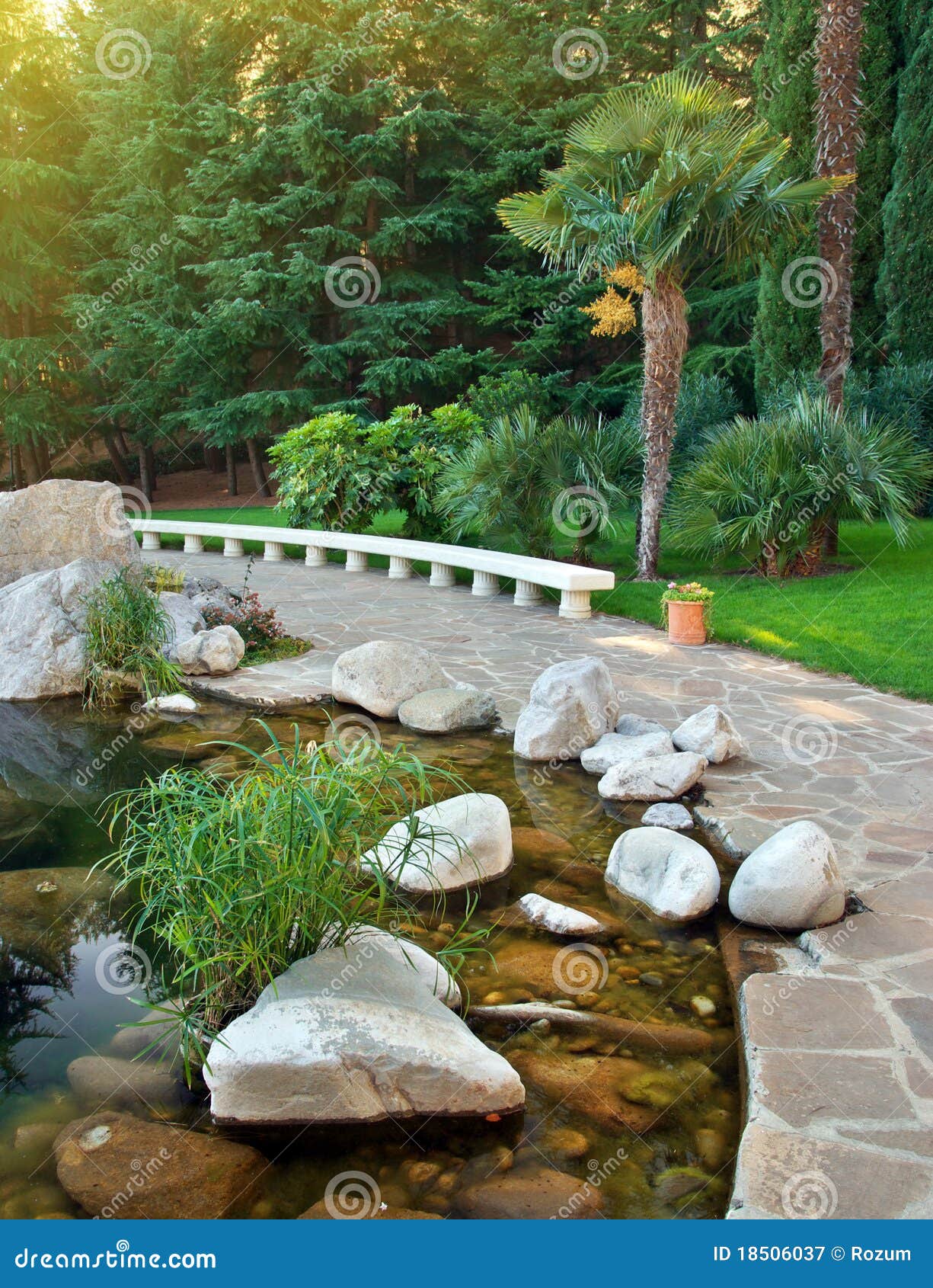 Beautiful park stock image. Image of colorful, mountain - 18506037