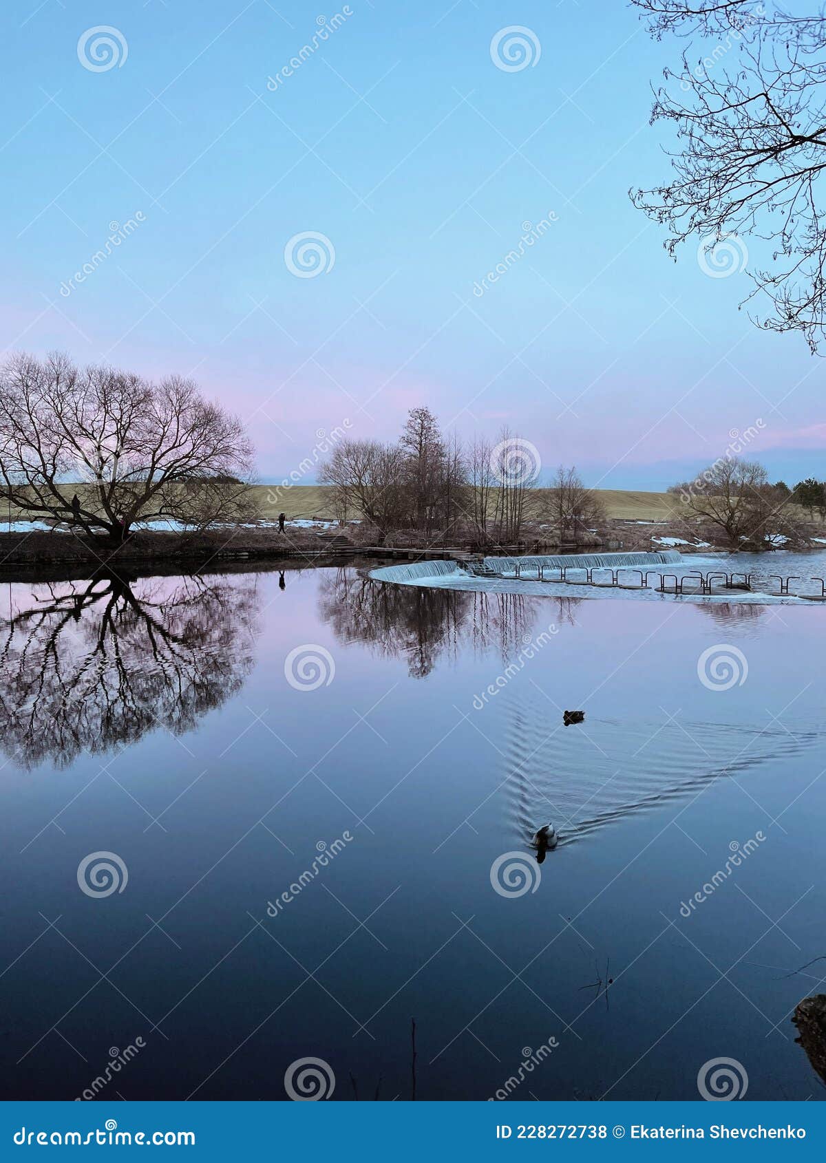 Beautiful Park Near the River Stock Photo - Image of river, beautiful ...
