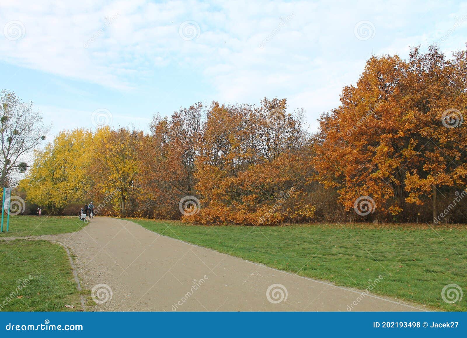 Beautiful Park Reagan in Gdansk.Poland. Editorial Stock Photo - Image ...